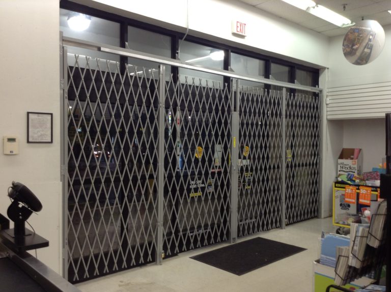How to Secure Wide Storefront Doors | Quantum Security Gates