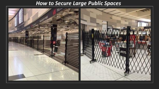 How to Secure Large Public Spaces - Quantum Security Gates